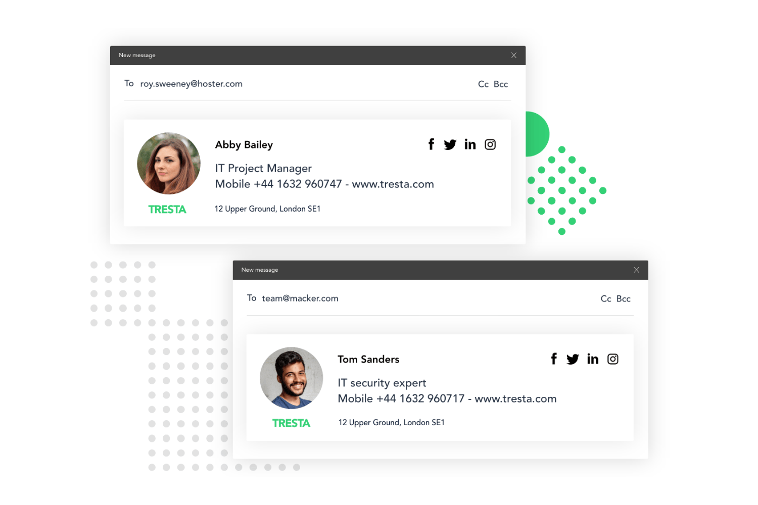 Standardize your corporate email signatures | Use Cases | we advocacy