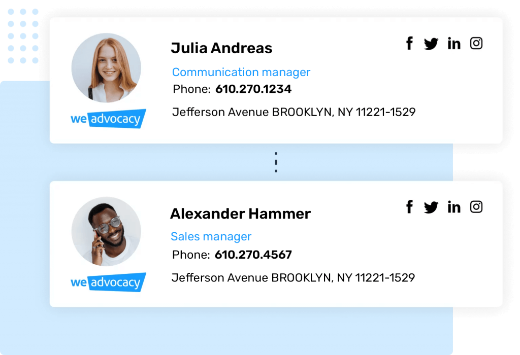 corporate email signatures