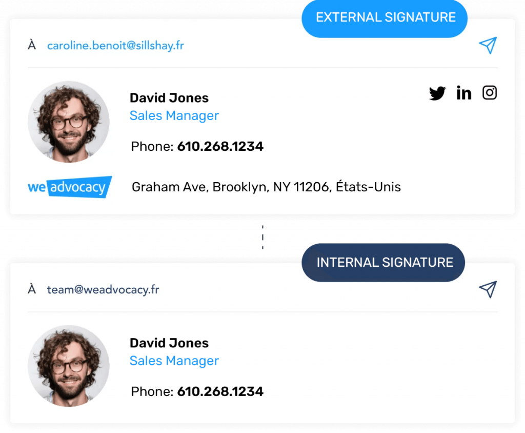 corporate email signatures